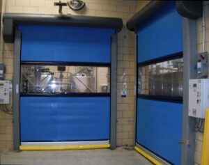 high-speed doors|fabric doors|interior commercial doors|E-Distribution
